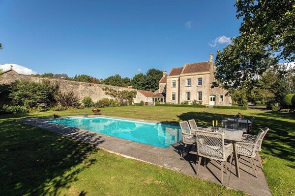 Stunning, Historic Family House With Swimming Pool - Bath