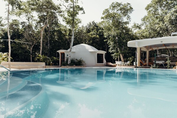 Eco Villa Entera Ideal Para Grupos Y Familias, En El Corazon De La Selva Maya! - Riviera Maya