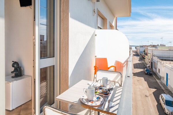 Holiday Home 'A Vela Luxury Room Beb Controvento' With Sea View, Wi-fi And Air Conditioning - Porto Cesareo