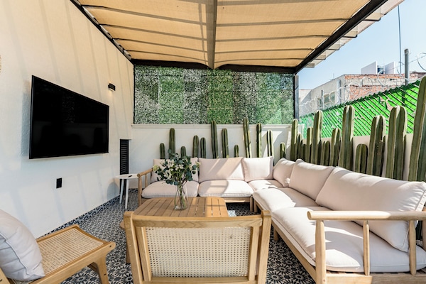 Luxury 4 Bedroom House With Ac And Jacuzzi In Heart Of Roma Norte, Mexico City - Mexico city, Mexico