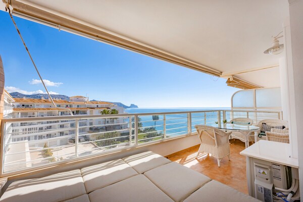 Apartamento 'Altea Seaview' Con Vistas Al Mar, Wi-fi Y Aire Acondicionado. - Alfaz del Pi
