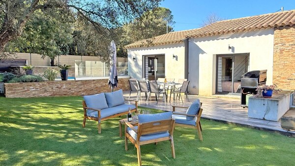 Villa 5 Rooms For 6/8 People - Private Pool - Air Conditioning - Wifi - Plan De La Tour - Costa Azul