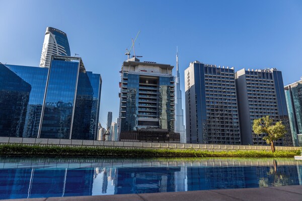 Cozy Business Bay 1-bedroom Apartment Escape,water View & Near Dubai Mall - Dubái