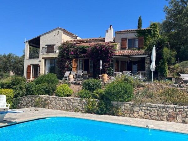 Maison Provençale Vue Mer Golfe De St-tropez - Sainte-Maxime