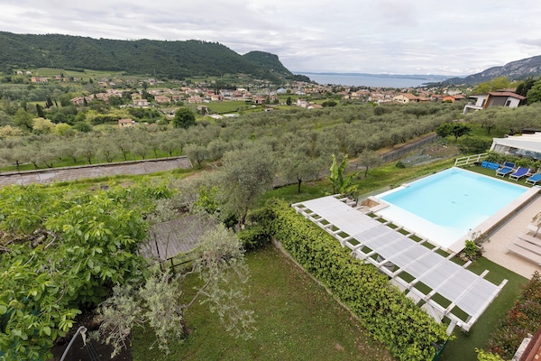 Appartement 'Balcone Ale' Avec Vue Sur Le Lac, Wi-fi Et Climatisation - Torri del Benaco