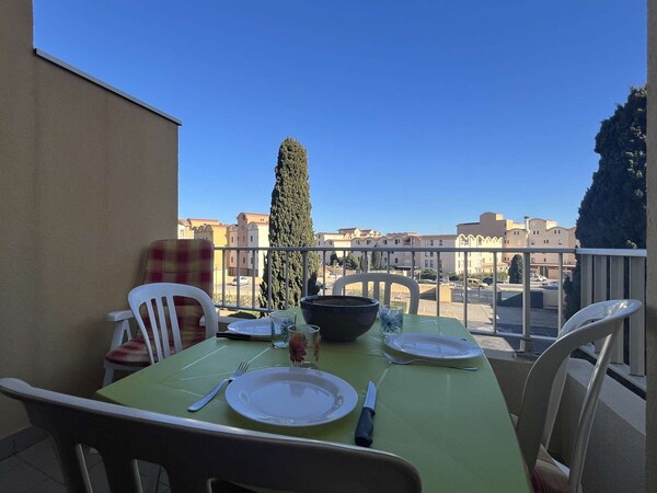 Appartement 2p Avec Terrasse à Gruissan - Réserve Africaine de Sigean