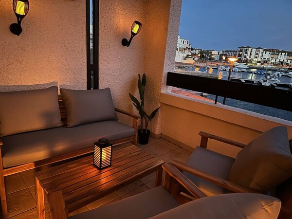 Charming T2 - 4 People - Terrace With Port View - Saint-Laurent-de-la-Salanque