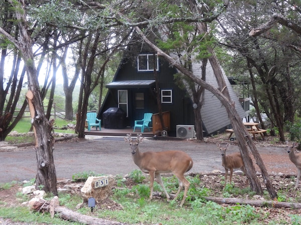 Charming 2-bedroom Loft A Frame With Lake View In Peaceful Canyon Lake - Canyon Lake, TX