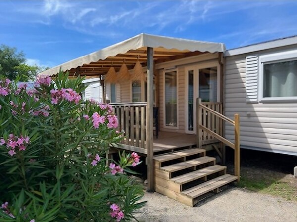 Magnifique Mobil Home Sur La Presqu'île Du Cap Ferret Camping 4 Les Viviers - Arcachon