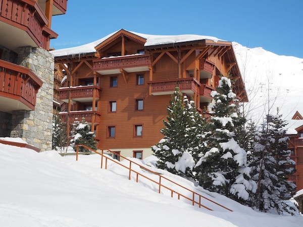 Chalet Style, On Slopes, Balcony, Pool, View - Val Thorens
