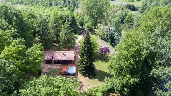 Chalet Des Berges - Heated Pool - Pontoon - Saint-Antonin-Noble-Val