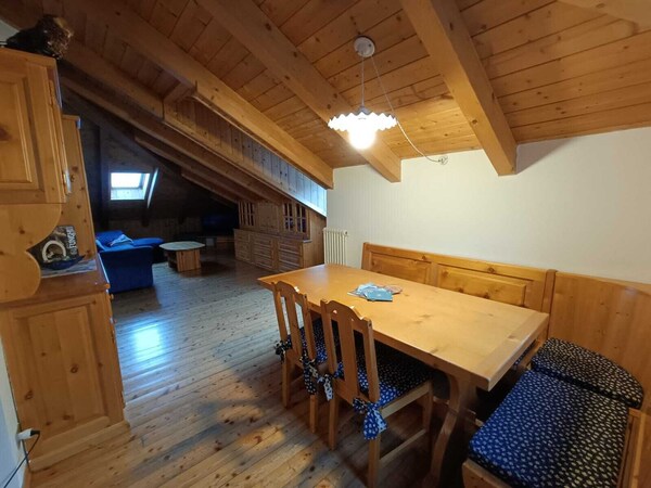 Typical Attic Room In Fucine Di Ossana For One Or Two Families - Madonna di Campiglio