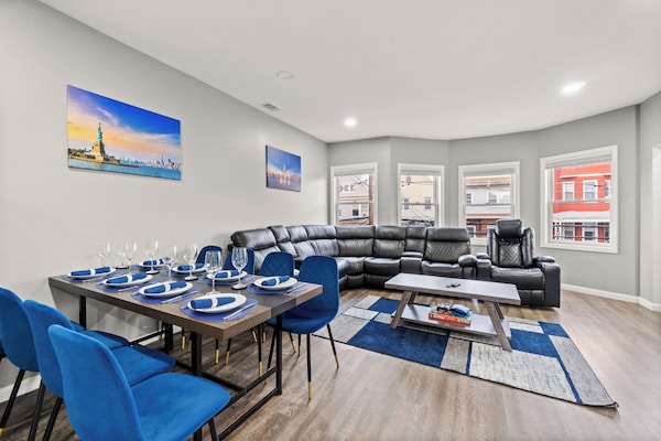 Full House, 7 Bedrooms, 9 Beds, 4 Bathrooms Close To Nyc & Ewr - Jersey