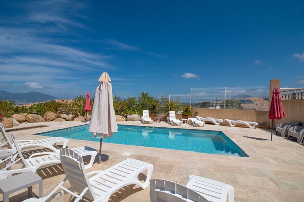 Appartement 'Sublime Neuf' Met Uitzicht Op Zee, Gedeeld Zwembad En Wifi - Ajaccio