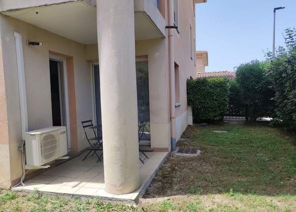 Garden-floor Studio With Air-conditioning. - Fos-sur-Mer