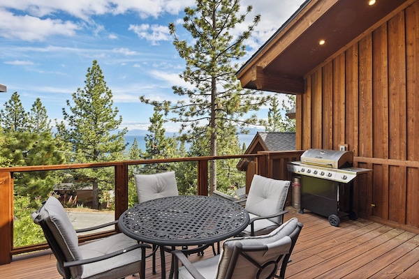 Luxury Mountain Chalet | Deck W/ Bbq & Lake Views - Tahoe City, CA