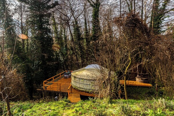 Dream By The Stream In A Yurt, Taliándörögd, Hungary - Lake Balaton