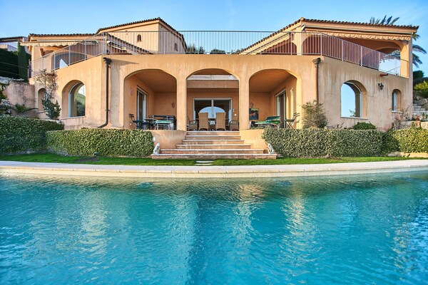 Dream Villa In A Prime Location With Panoramic Sea Views And Infinity Pool - Théoule-sur-Mer