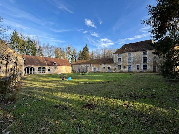 Manoir Xv Et Grange Avec Piscine - Parc et Château du Tertre