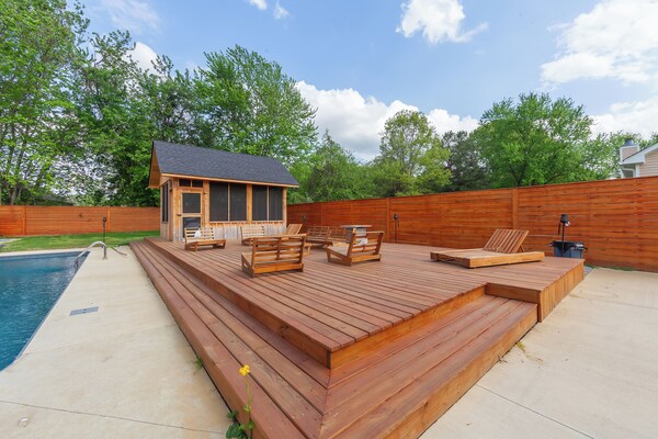 Charming 3-bedroom House In Enchanting Jackson With Ac, Wifi, Private Pool - Jackson, TN