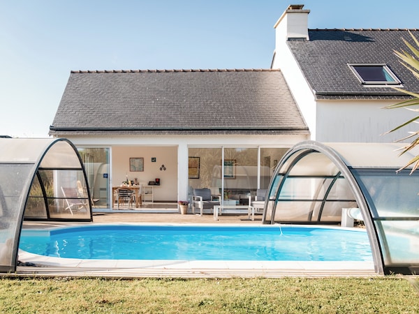 Tipoz'immo - Maison Avec Piscine Privée - Draps Inclus - Terrain Clos - Parc Animalier la Pommeraie