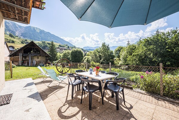 Casa De Vacaciones 'Pré-vernay' Con Vistas A La Montaña, Terraza Privada Y Jardín Compartido - Saint-Jean-d'Arves