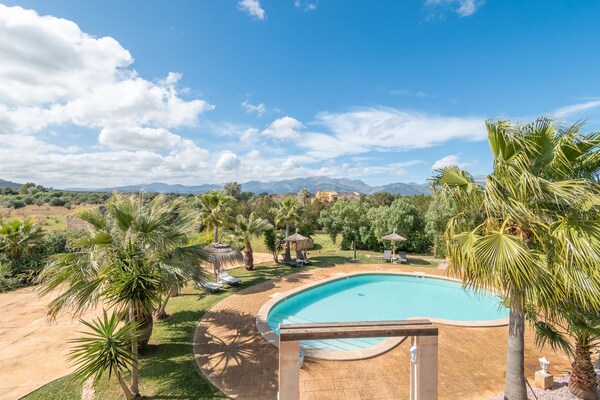 Villa 'Finca Aria - Wonderful' With Mountain View, Private Pool And Wi-fi - Sa Pobla