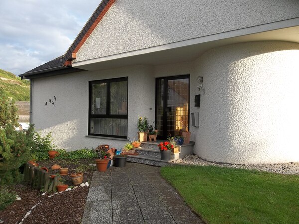 Ferienwohnung Mit Herrlichem Moselblick, Ruhige Lage, Garten, Parkplatz, Wlan - Leiwen
