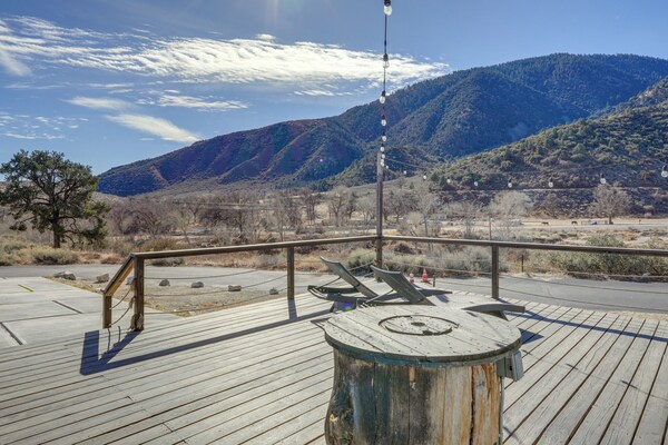 Private Deck & Views: Frazier Mountain Cabin - Frazier Park, CA