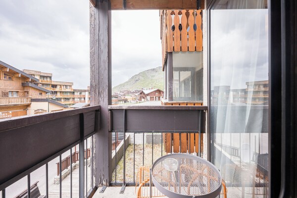 Appartement '6 Couchages Val Thorens' Avec Vue Sur Les Montagnes, Balcon Et Wi-fi - Val Thorens