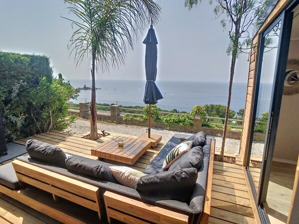 Bohemian Hut - Exceptional View Of Cap Estérel, Ile D'or, St-tropez - Agay