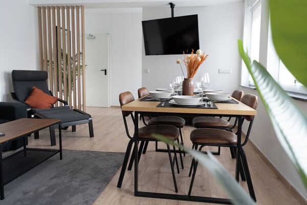 Apart79 Modern Industrial Design 3room With Terrace Und Garden Free Parking - Ahlen