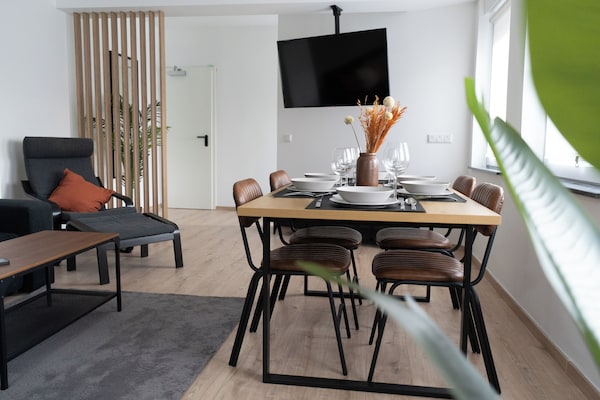 Apart79 Modern Industrial Design 3room With Terrace Und Garden Free Parking - Ahlen
