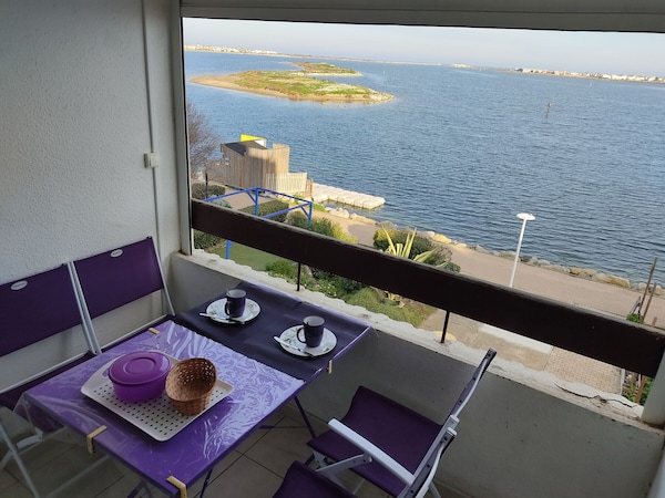 Comfy T2 Apartment, 4/5 Pers, Grazel Beach, Private Parking - Gruissan