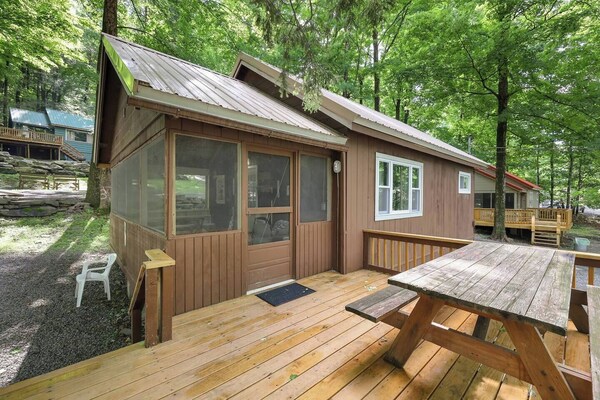 Cozy Lake Cabin #1 W/boatdock - Lake Wallenpaupack, Tafton