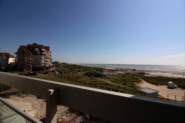 Dauphins C1 : Appartement Avec Très Belle Vue Mer, Premier éTage, Pour 3 à 4 Personnes Max - Hardelot-Plage