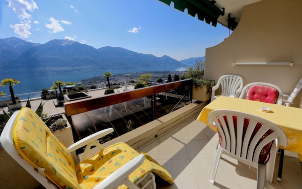 Modern Vacation Studio On The 1st Floor For 1-3 Persons. - Orselina