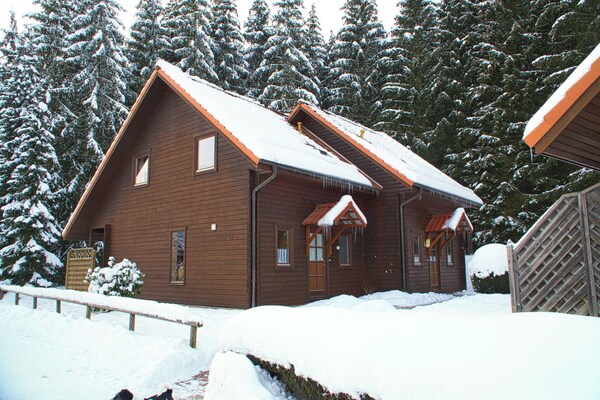 Gemütliches Ferienhaus In Der Ferienanlage Blauvogel Nähe Des Waldes - Hasselfelde