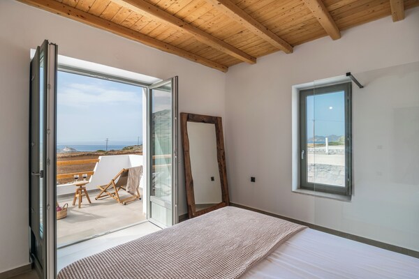 Rastoni Milos Slow Living Home ,Cosy Two Storey Stone House Sea View - Milos