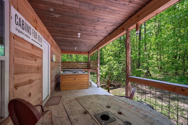 Owl's Nest: Cozy Getaway W/hot Tub & Fire Pit - Alabama