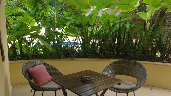 Wonderful Room With 2 Beds In Front Of The Pool, Tulum Downtown - Palmira H - Paradise Beach