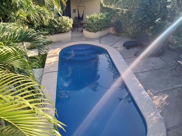 Wonderful Space With 2 Beds, Overlooking The Pool, Downtown Tulum- Huanal H - Paradise Beach
