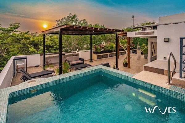 Habitación Privada | Terraza C/jardín Y Piscina | - Tulum