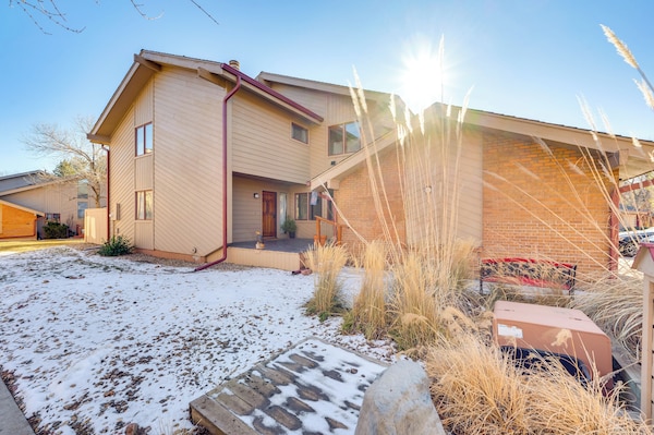 2 Mi To Cu Boulder: Townhome W/ Private Deck! - Boulder, CO