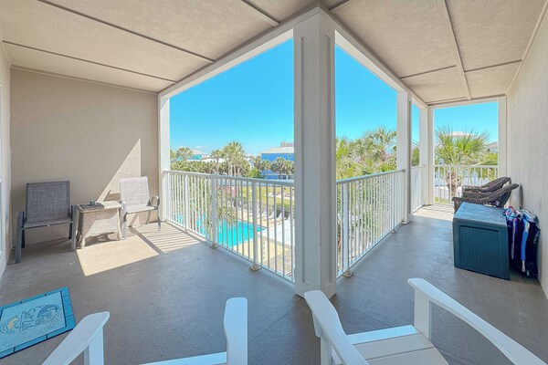 Beach Access | Outdoor Pool, Hot Tub | Grand Caribbean East | My Beach Getaways - Perdido Key, FL
