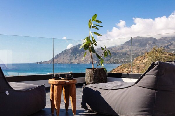Luxury Villa W Bbq, Pool & Steps To The Beach - Plakias
