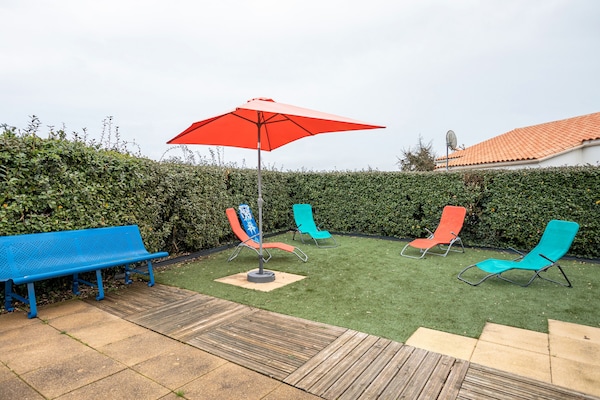 Ferienhaus 'Le Parc De La Grande' Mit Gemeinschaftspool Und Privatem Garten - Jard-sur-Mer