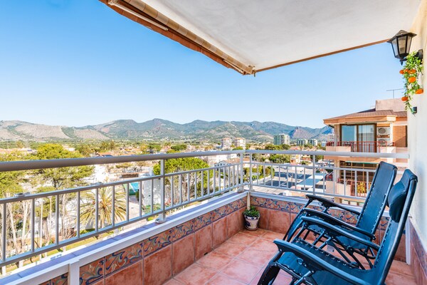 Appartement 'Vistas Mediterráneo' Met Uitzicht Op De Bergen En De Middellandse Zee - Castellón de la Plana