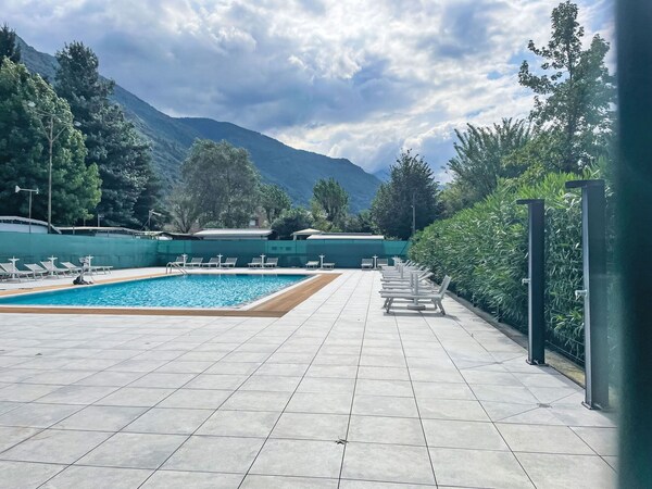 Nice Apartment For 4 People With Pool, Wifi, A/c, Tv, Patio, Panoramic View And Parking - Varenna