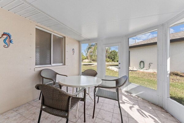 Vintage Charm: Canal-front W/ Screened Porch - North Port, FL